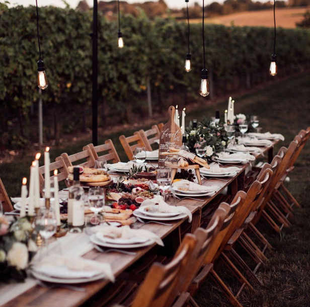 Rustic Folding Chairs | eventsbydesign