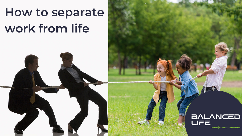 How to separate work from life