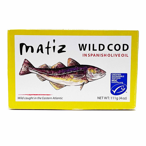 Matiz Wild Cod in Spanish Olive Oil | Barcelona Gourmet