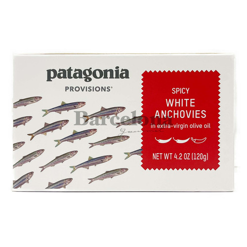Patagonia Spicy White Anchovies in Extra Virgin Olive Oil | Barcelona ...