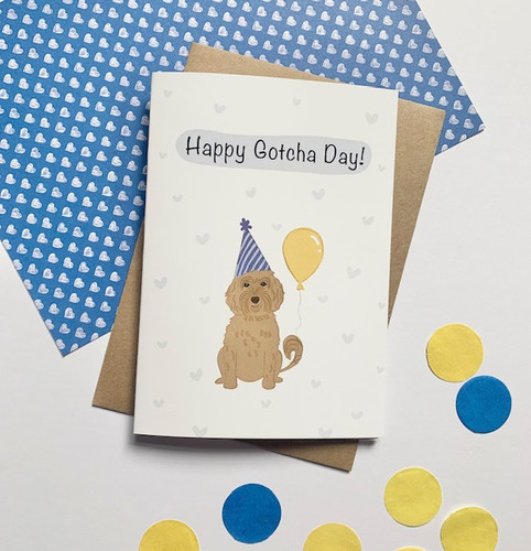 Happy Gotcha Day Card | Sassy Poodle