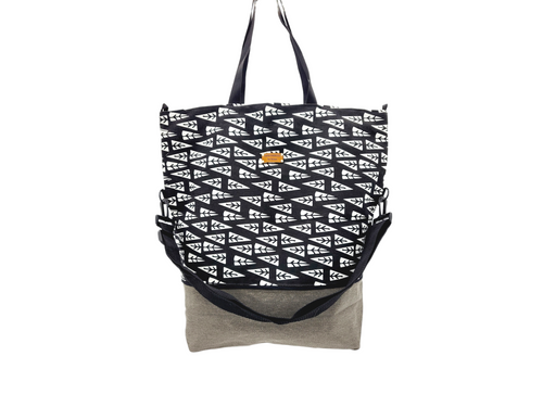 2 tone canvas/2 way carrying tote bag | AWESOMEROSE'S