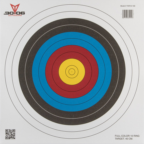 Official-Sized Paper Target | 10-Ring | .30-06 OUTDOORS