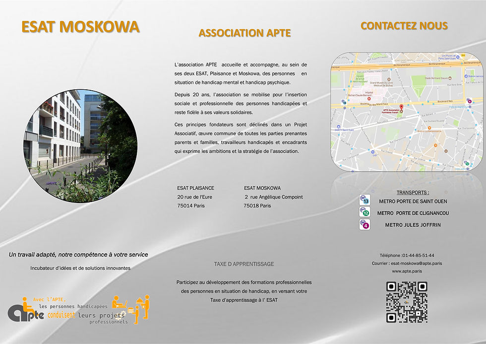 Brochure Esat Moskowa | Monsite