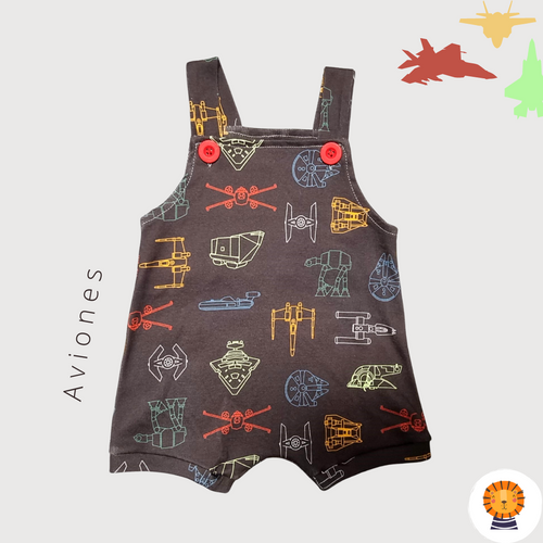 Overol Short - Aviones | Leoncio