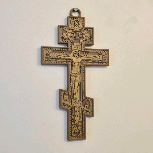 Eastern Orthodox Cross - 3D Printed | Sword Of God Jewelry