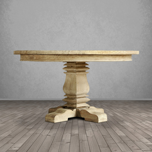 MAH788 - Santa Fe Round Balustrade Dining Table 4.5Ft | Casual Elements