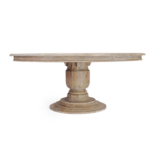 MAH515 - Jackie Round Pedestal Dining Table 6 ft | Casual Elements