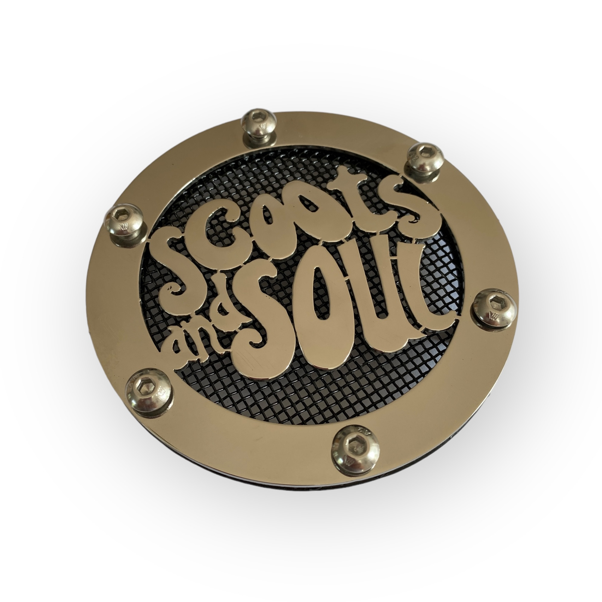 Scoots and Soul® Stainless Steel Carb Panel Grill with Mesh