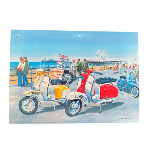 Lambretta's Day Out - Rothbury Card | Scoots and Soul