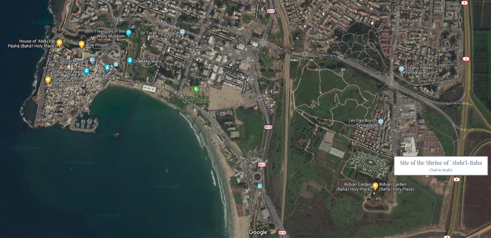 Location of the Shrine of `Abdu'l-Baha | Uplifting Words