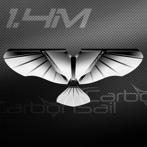 1.4m White SS Wing | carbonsail