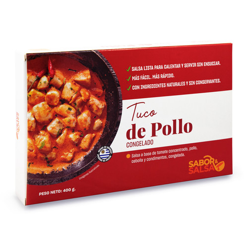 Salsa Tuco de pollo 400g Sabor & Salsa | DAM Uruguay