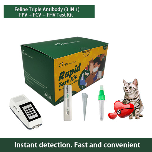 Feline Triple Antibody 3 IN 1 （FPV + FCV + FHV）Ab Test Kit | JZSW ...