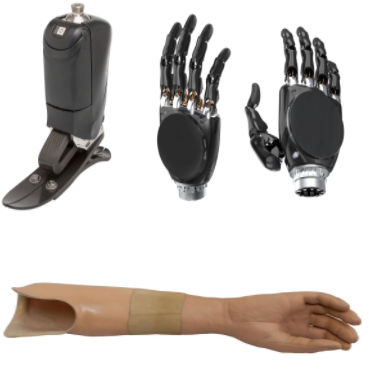 How do prosthetic limbs function?