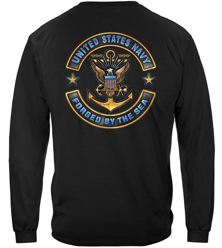 US NAVY USN SAILORS NAVY FORGED BY THE SEA MOTORCYCLE ROCKERS | Marine ...