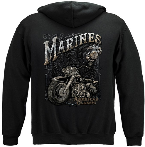 USMC MARINE BIKER AMERICAN CLASIC SILVER FOIL | Marine Corps League