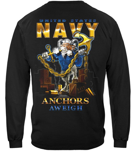 US NAVY GOAT LOCKER UNITED STATES NAVY ANCHOR AWEIGH USN | Marine Corps ...