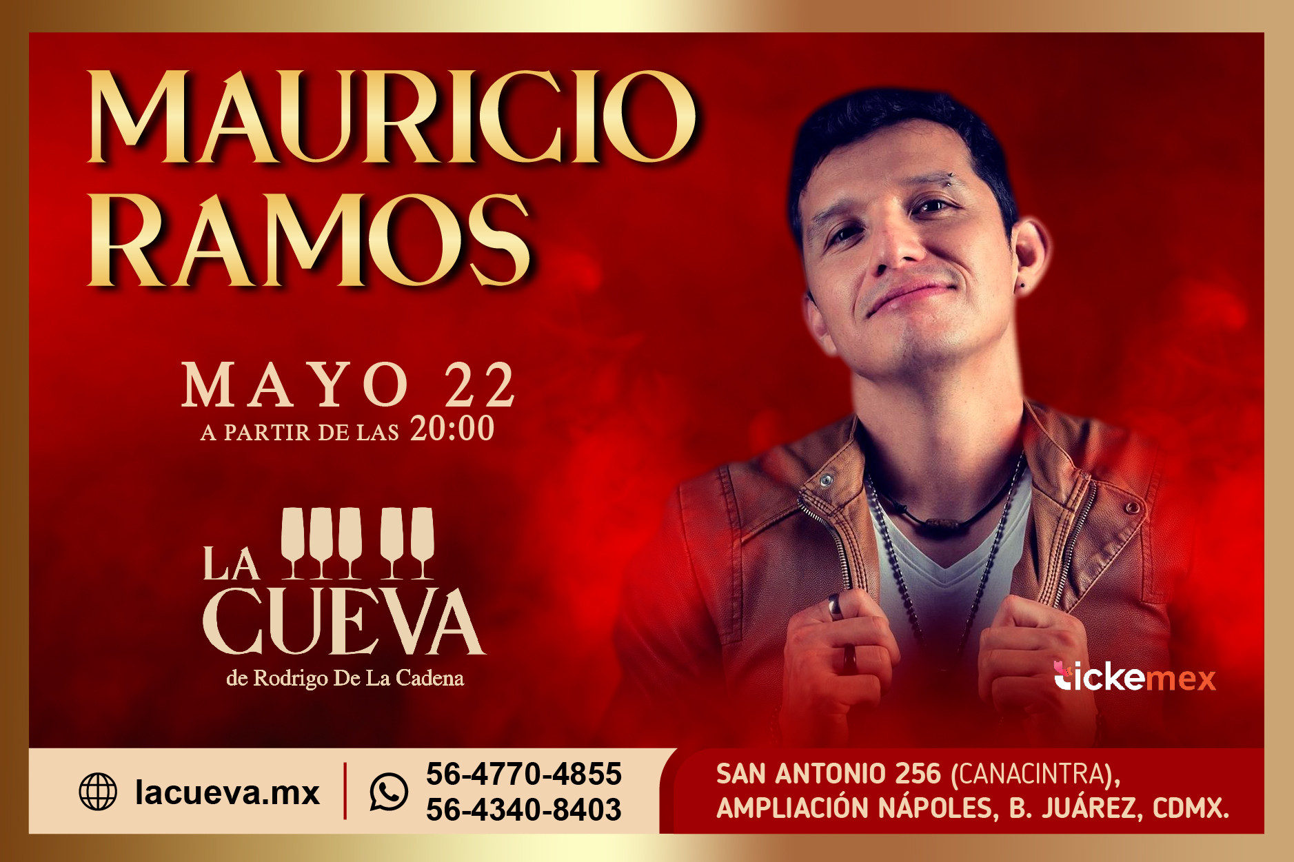 MAURICIO RAMOS en La Cueva | Walter Guevara