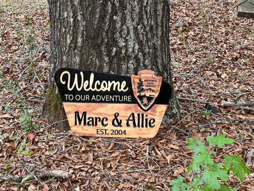 National Park Sign, NPS Sign, Camp Sign, RV Sign, Weatherproof National ...