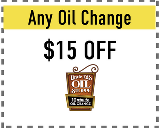 Uncle Ed's Coupons | $15 Off Any Oil Change | Military - 25% Off Any ...