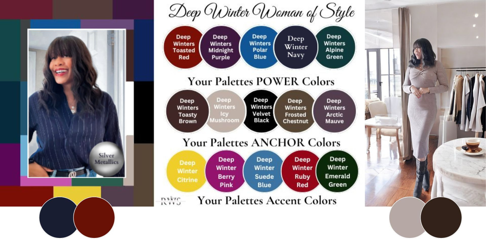 Why Deep Winter Palette Can Effortlessly Embrace Deep Autumn Colors ...