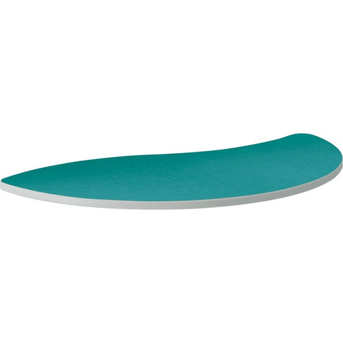HON Build Series Wisp Shape Tabletop - Half Round Top - 25" to 34 ...