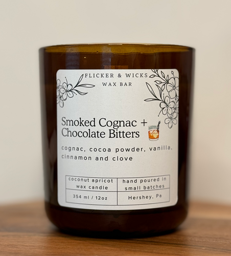 Smoked Cognac + Chocolate Bitters | Flicker & Wicks