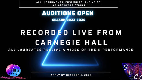 Carnegie Hall Auditions Recital | Sound Espressivo