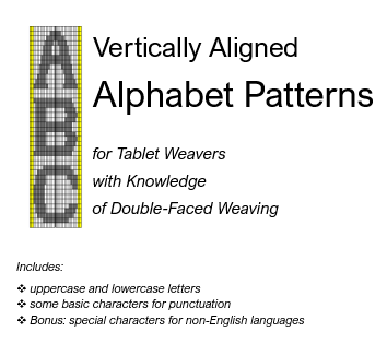 Vertically Aligned Alphabet Patterns for Tablet Weavers- Download ...