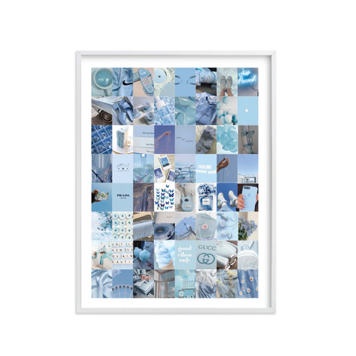 Blue colors collage | Superposter