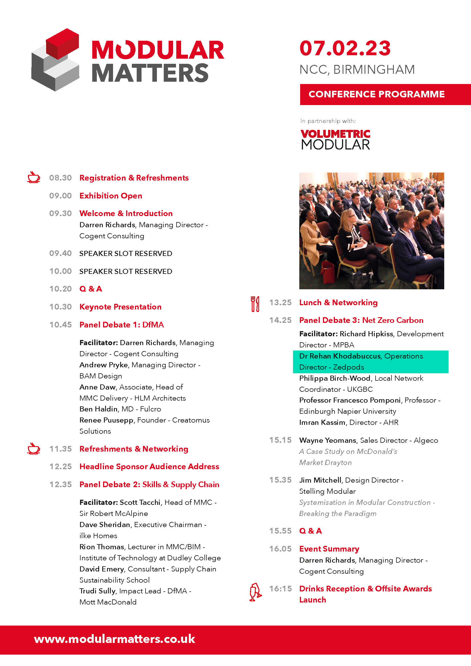 ZED PODS at Modular Matter 2023