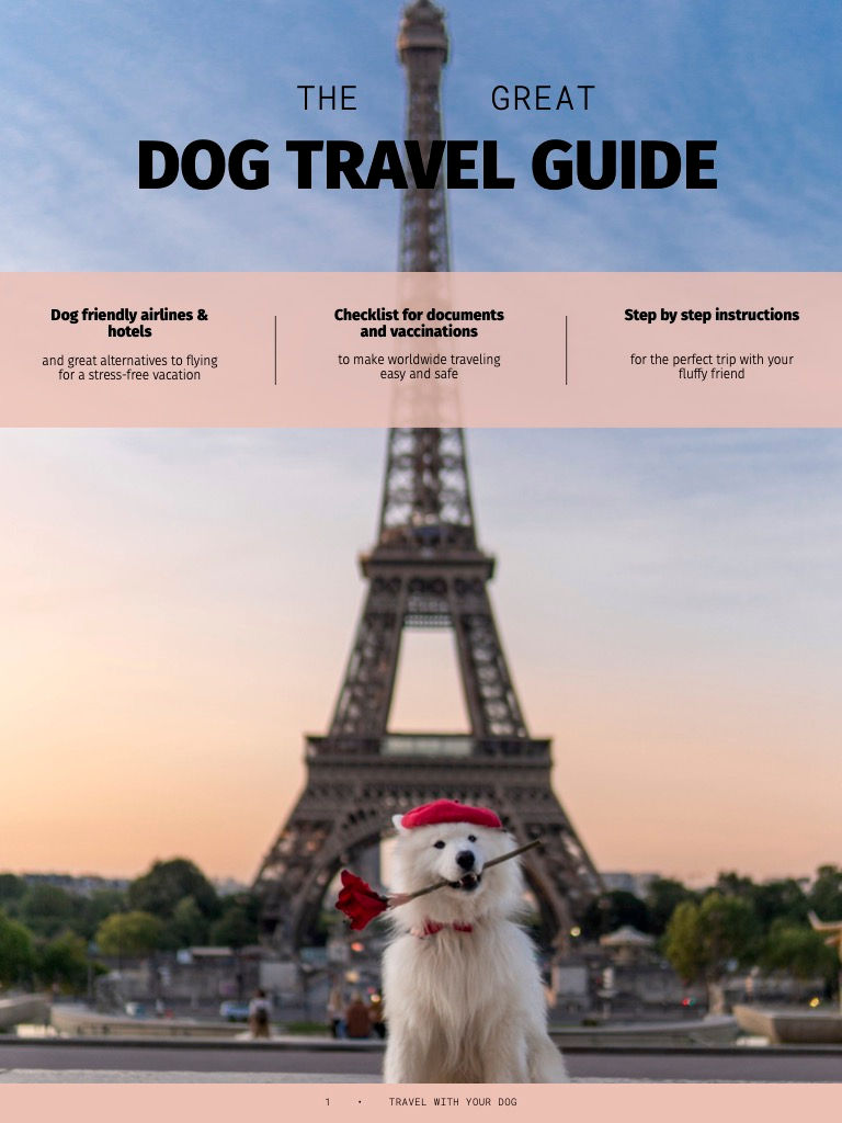 E-Book: Dog Travel Guide - English | The Travel Tellers