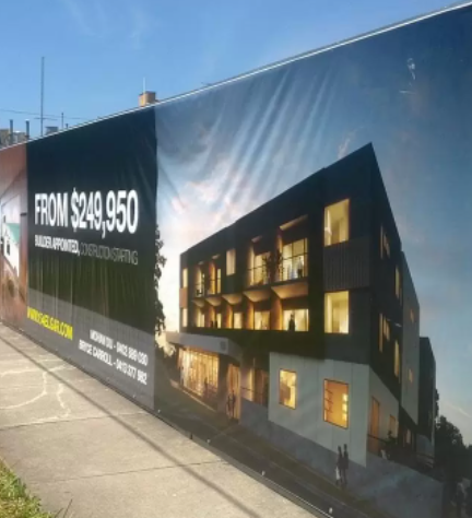 Habillage de palissade de chantiers - Impressions panneaux ...