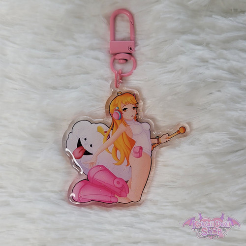 OP EggHead Nami & Zeus 2.5 Inch Acrylic Keychain | Kawaii Devil Shop