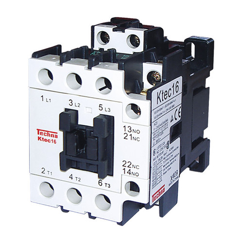 Techna Ktec15 Contactor - AC3 440V 16A, AC1 25A, Coil 24V AC ...