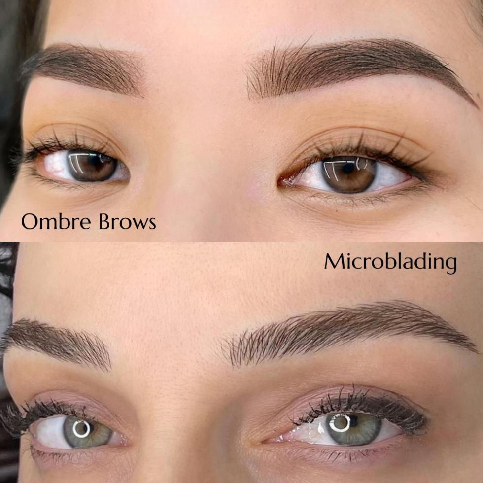 Microblading vs Ombre Powder Brows: Detailed Comparison, Pros, Cons ...