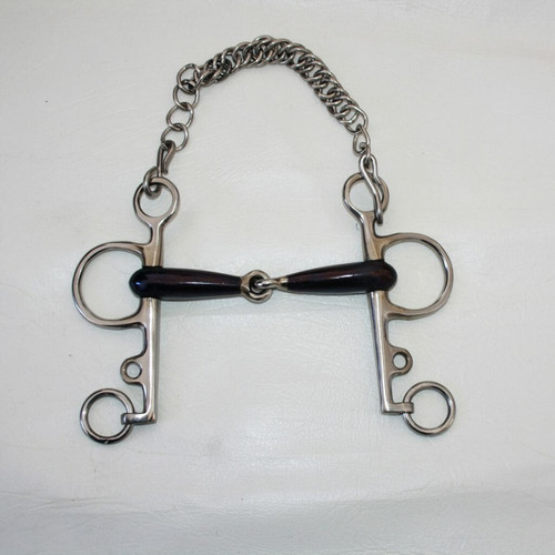 Blue Pelham Jointed Bit | Horse Box Equestrian