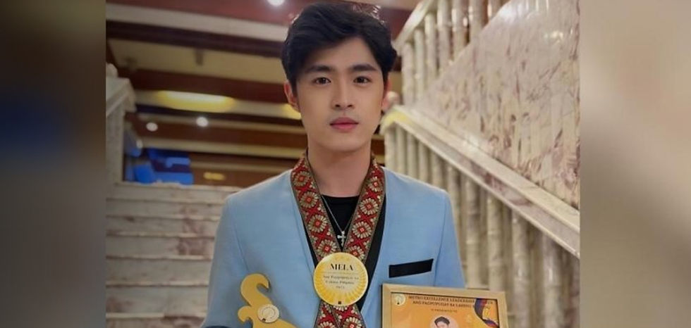 Kimson Tan receives Most Inspiring and Fast Rising Actor of the Year at ...