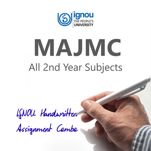 MAJMC 2nd Year IGNOU Handwritten Assignment Combo (2024-25) | Gyaniversity Publications