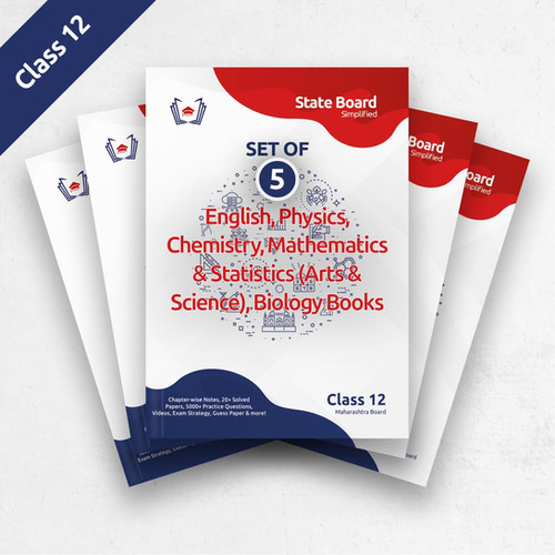 Maharashtra Board Class 12 Books: Eng, Phy, Chem, Maths (Arts & Sci ...