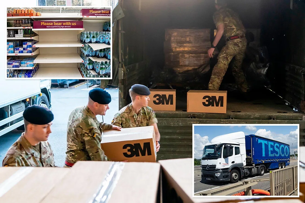 Army HGV drivers put on standby to relieve Britain’s chronic shortage ...
