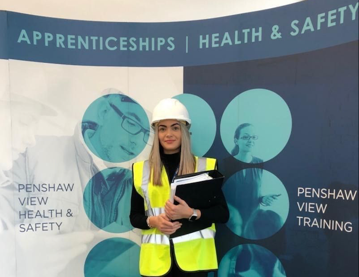 ENGLAND’S FIRST SHE APPRENTICE NAMED