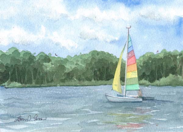 Laura D. Poss Watercolors | Paintings of Land and Sea