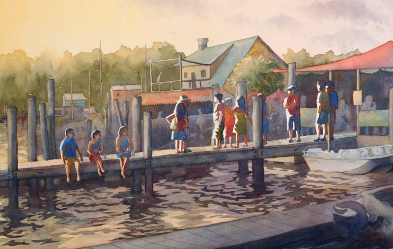 Laura D. Poss Watercolors | Paintings of Land and Sea