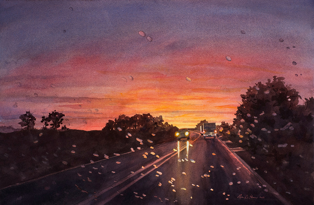 Laura D. Poss Watercolors | Paintings of Land and Sea