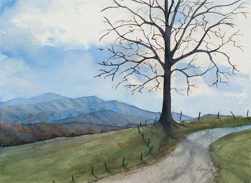 Laura D. Poss Watercolors | Paintings of Land and Sea