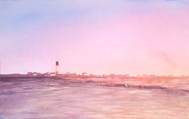 Laura D. Poss Watercolors | Paintings of Land and Sea