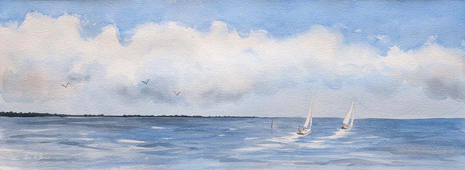 Laura D. Poss Watercolors | Paintings of Land and Sea