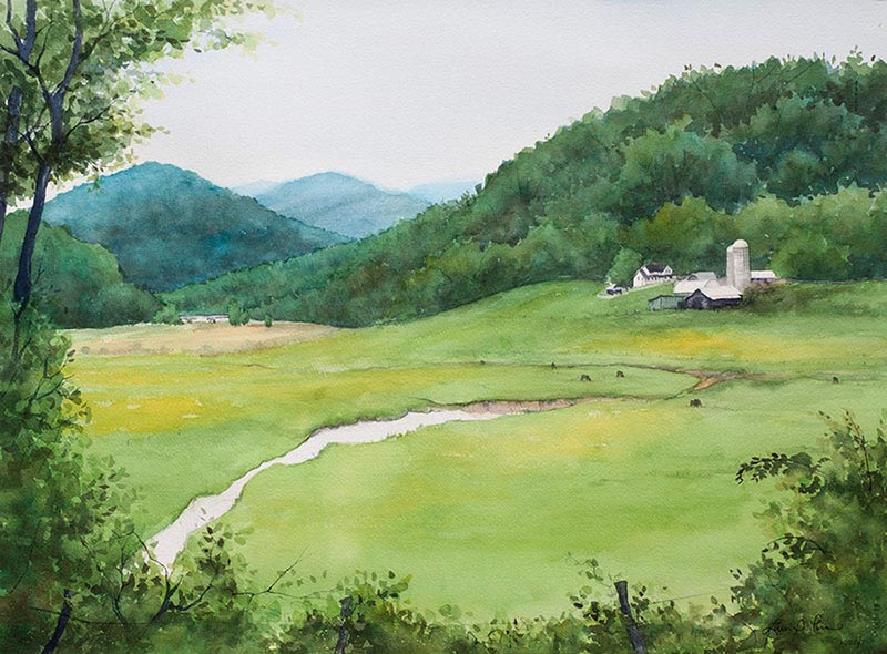 Laura D. Poss Watercolors | Paintings of Land and Sea